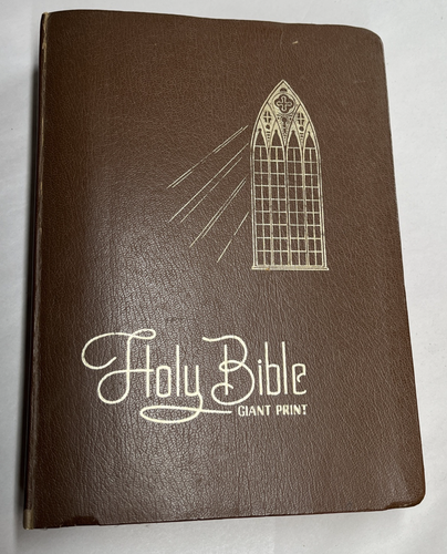 Holy Bible Red Letter KJV King James Version - Giant Print - 1973 ...