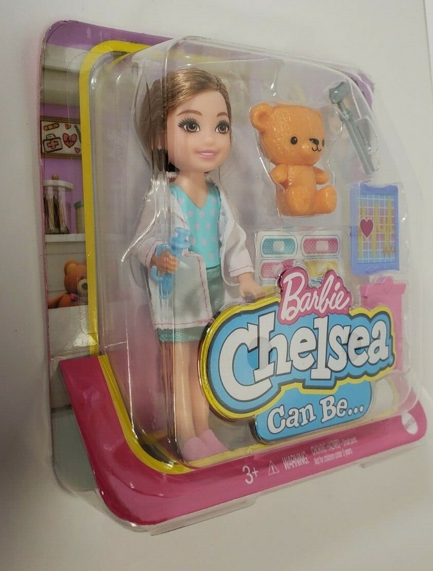 NEW 2020 Barbie Chelsea Can Be Doctor & Club Chelsea Popsicle Swim AA ...