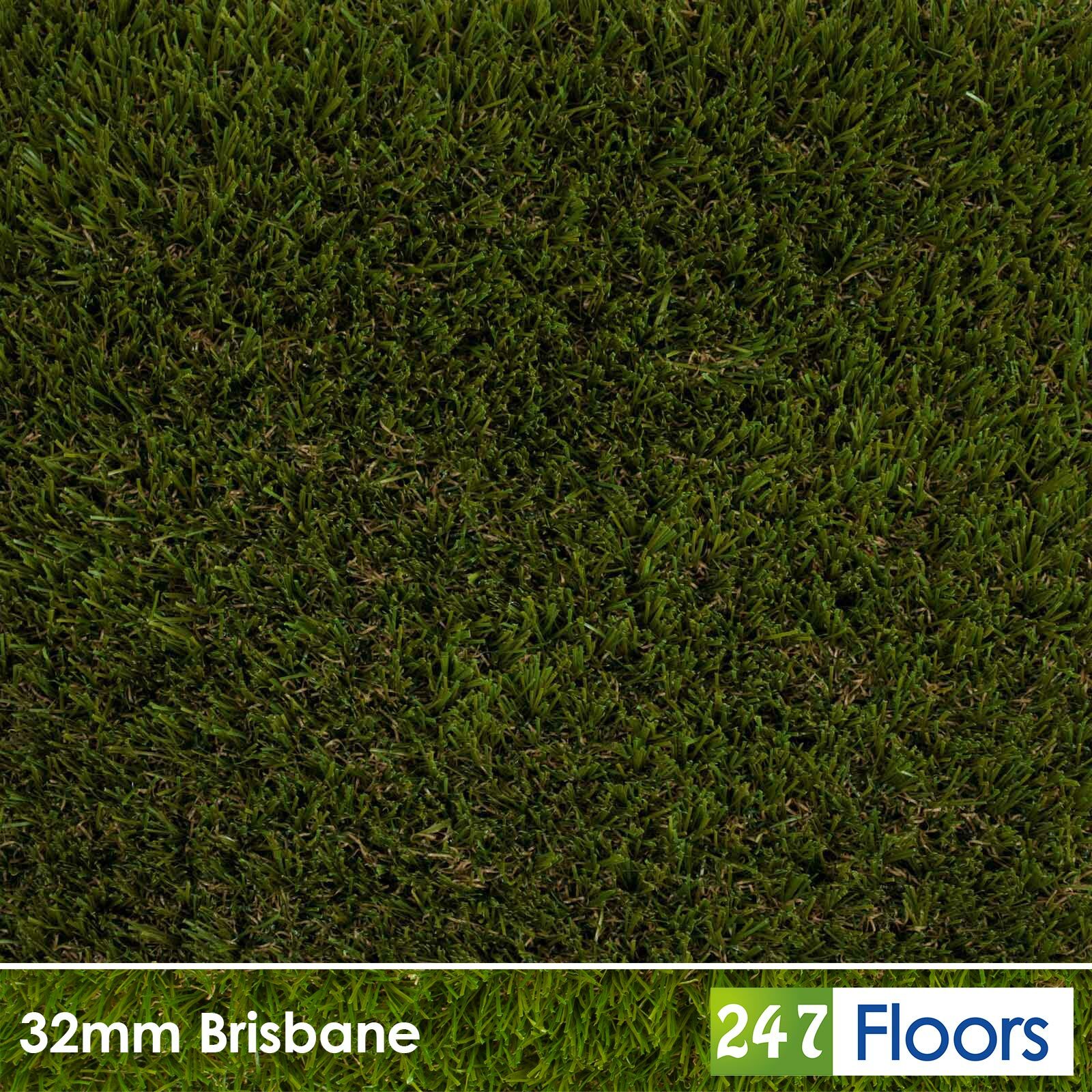 32mm Realistic Artificial Grass Dense Soft Natural Astro Turf Garden 2m ...