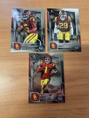 (3x) USC 2025 Bowman Chrome University ELI SANDERS Kennedy Urlacher ...