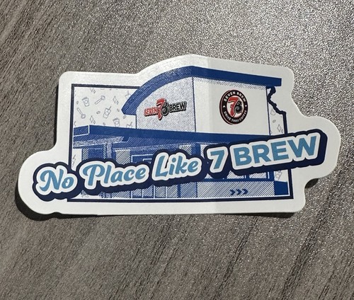 Seven Brew 7 Brew 7Brew Coffee Limited Edition State Sticker Kansas | eBay