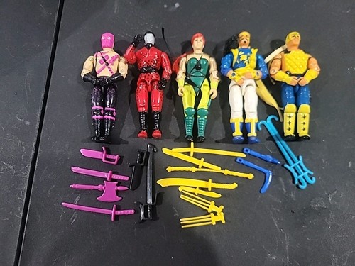 GI Joe Ninja Force Action Figures Dojo, Tjbang, Scarlett, Slice, and ...