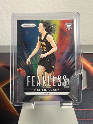 Caitlin Clark 2024 Panini Prizm Draft Picks Fearless 24 Insert Iowa ...