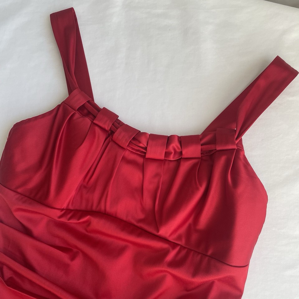 Ruby Rox Red Dress Bandage Style Knee Length Cocktail Formal Prom ...