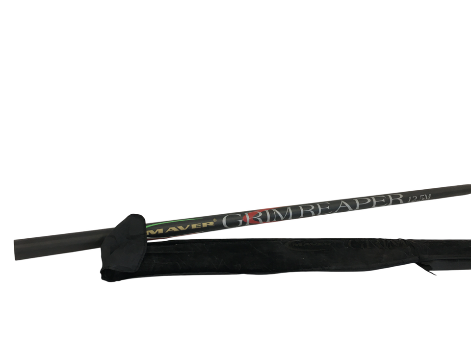 x2 Maver Grim Reaper 12.5M Pole Fishing Rods with Protective Sleeves ...