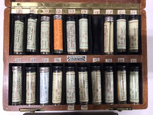 Van Keuren Thread Measuring Gage 3-Wire Set 8-80 Pitch/TPI 60° Gauge ...