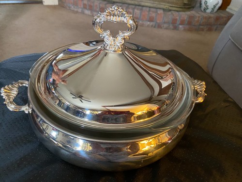 Vintage Leonard Italian Silver Plate Covered Casserole Serving Dish | eBay