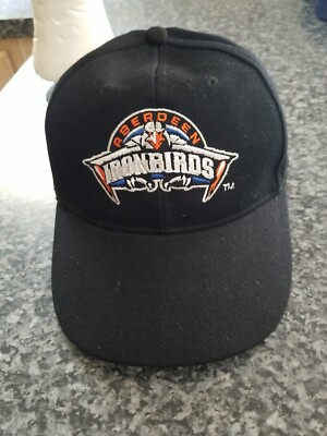 Aberdeen Ironbirds Adult NWOT Cap Hat Black MiLB Adult Adj Baltimore ...