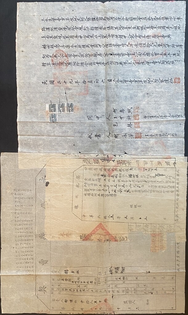 CHINA, 1940. Deed of Sale Year 29 | eBay