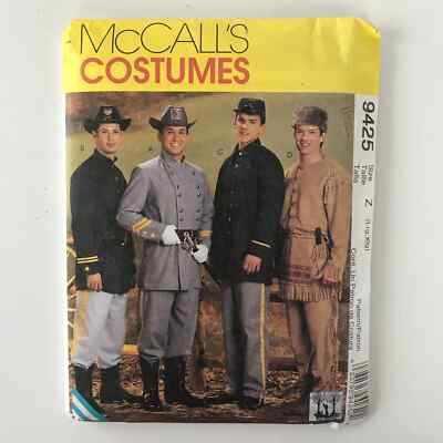 McCalls 9425 Sewing Pattern UNCUT L/XL Civil War Unionor Rebel Soldier ...