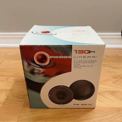 Phase Linear Speakers 6 1/2" Dual Cone Loudspeaker 130 Watts PS 6510 | eBay