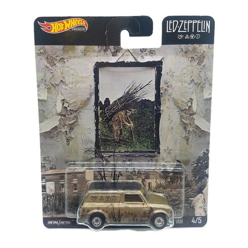 Hot Wheels Premium Led Zeppelin 1967 Austin Mini Van 1:64 Diecast Free ...