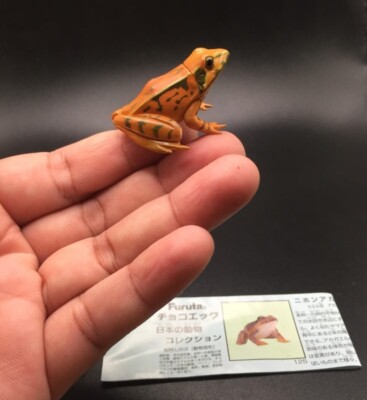 Kaiyodo Furuta Choco Egg Japanese Brown Frog figure ChocoQ Animatales ...