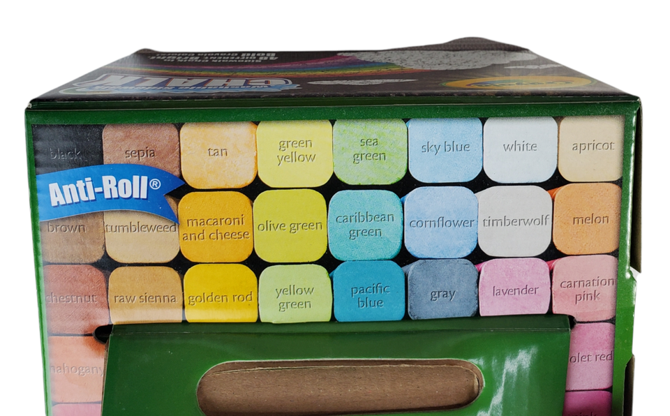 Crayola Washable Sidewalk Chalk 48 Assorted Bright Bold Crayola Colors ...