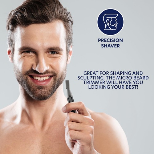 Essentials Micro Precision Beard Trimmer for Men | Hair trimmer for Men ...