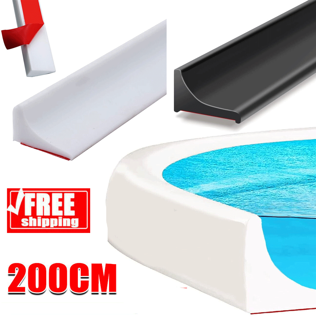 Rubber Threshold Shower