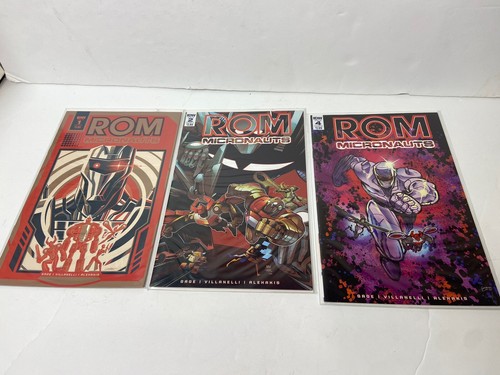 ROM and The Micronauts Issue# 1B, 2A, 4B IDW | eBay