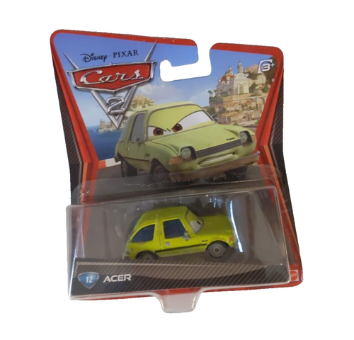 Disney Pixar Cars 2 Acer Diecast Vehicle Mattel Collectible Toy New in ...
