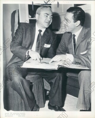 1957 Actor Cameron Mitchell Played Boxer Barney Ross in Movie Press ...