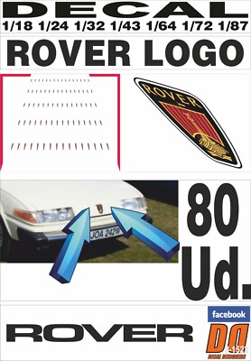 DECAL LOGO ROVER (80 Ud.) (08) | eBay