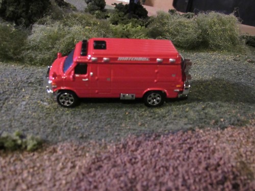 Matchbox Custom 95 Chevy Van Red 2016 Loose | eBay