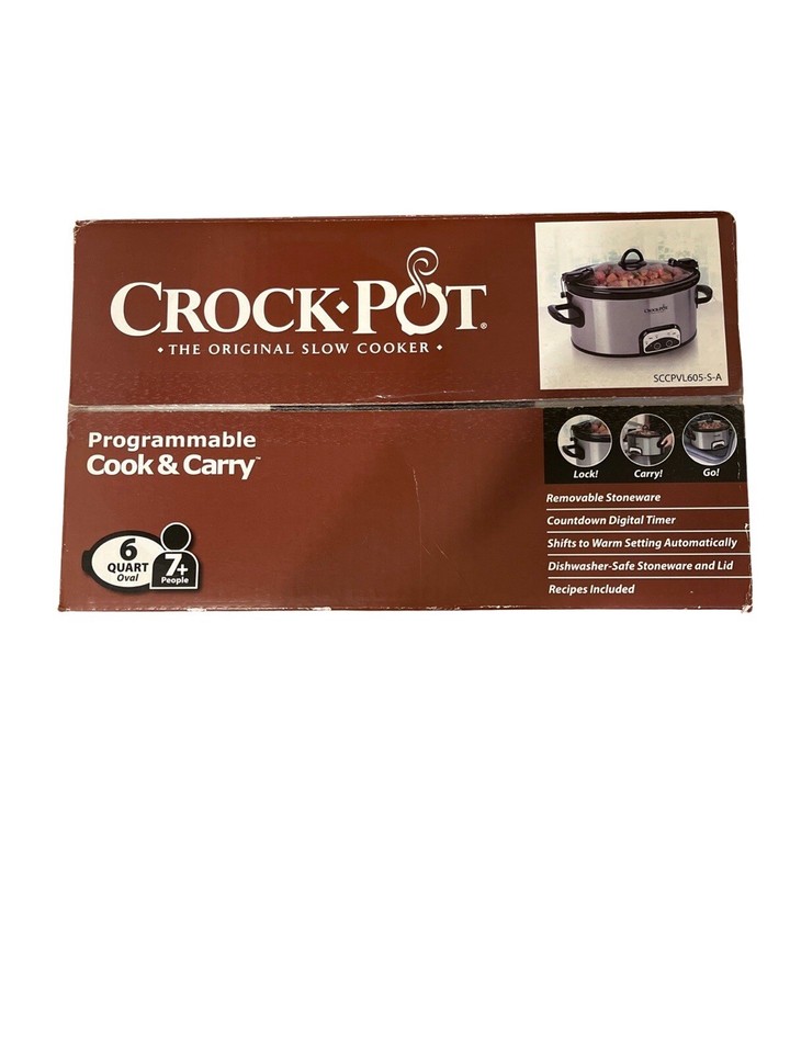 (Local pick up Only) Crock-Pot 6qt Programmable Cook & Carry Slow ...
