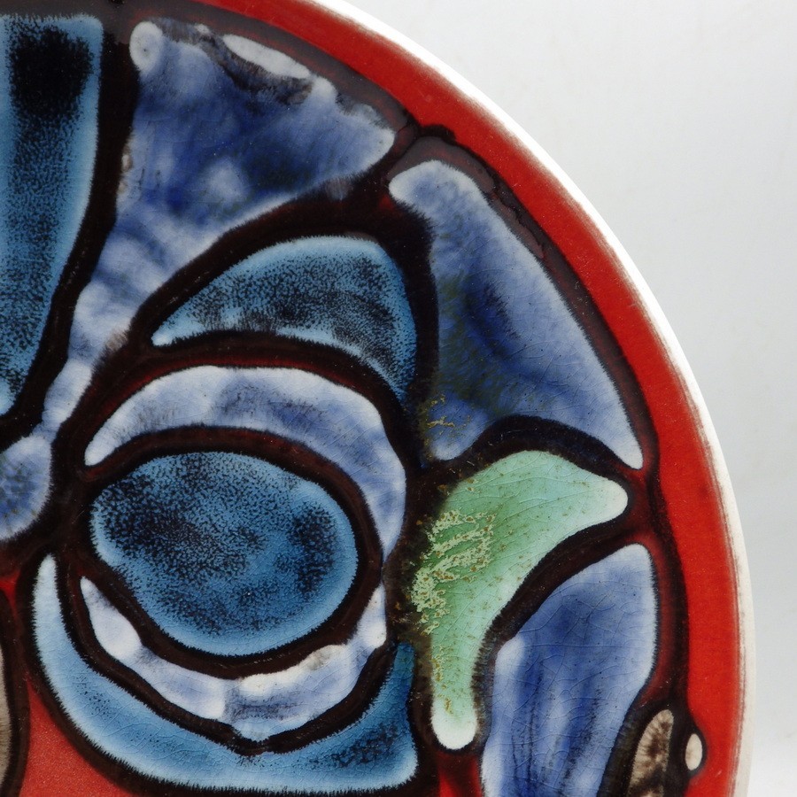 POOLE POTTERY 1960s Delphis Abstract Dish - Angela Wyburgh MID CENTURY ...