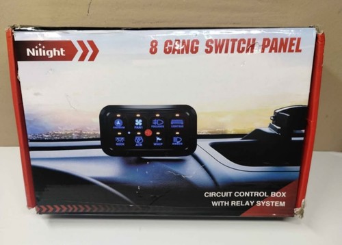 Nilight 8 Gang Switch Panel System Circuit Control Relay System Fuse ...