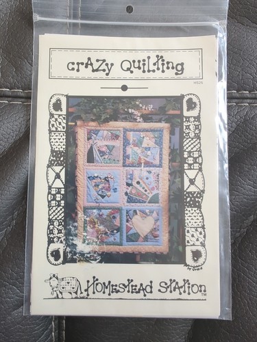 Crazy Quilting 1991 Homestead Station Quilt Pattern / Instruction Sheet ...