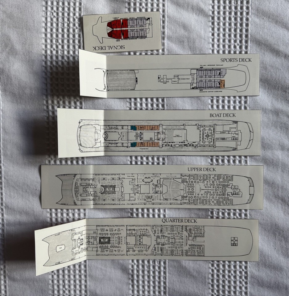 Cunard QE2 Memorabilia (school project) | eBay UK