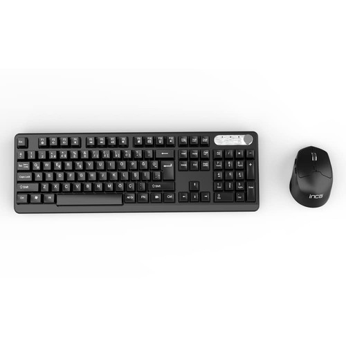 INCA Keyboard IWS-549U Wireless Set Including Mouse, Black, QWERTY ...