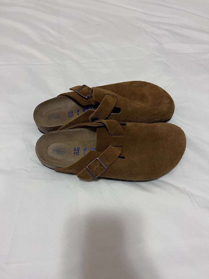 Mink Birkenstock Boston Clogs, Size 40 Narrow EU | eBay UK