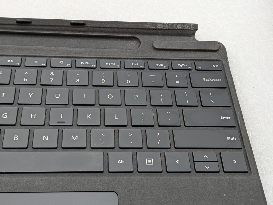 Microsoft Surface Pro Type Cover Black Keyboard for Pro 8/X Model 1864 ...
