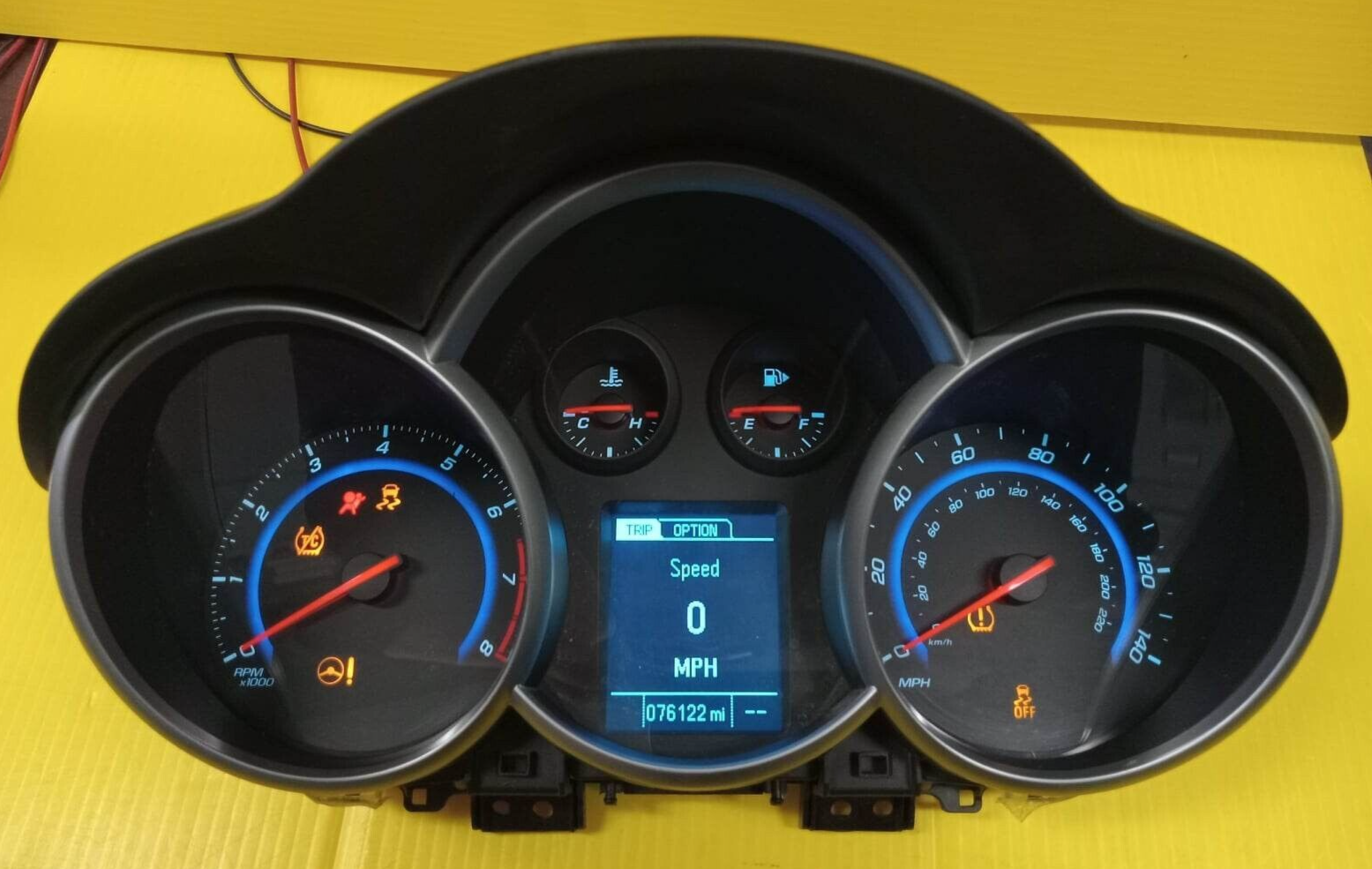 REBUILT 2016 Chevrolet Cruze Speedometer Instrument Cluster 76,122K ...