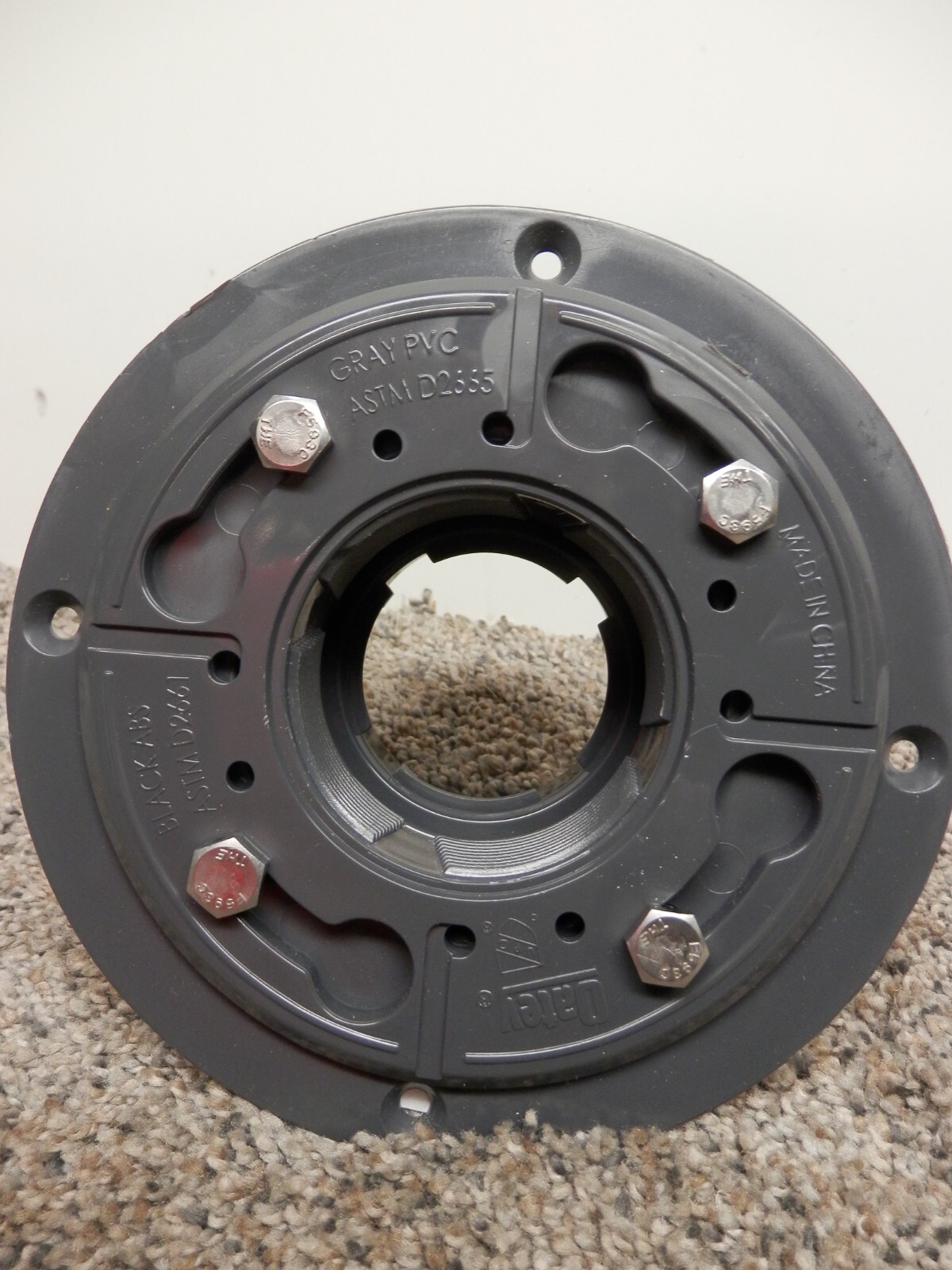 OATEY 42320 GRAY PVC SHOWER DRAIN SQUARE SCREW NO STRAINER | eBay