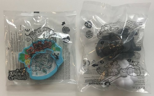 2021 Burger King NINTENDO SWITCH Toys Lot Of 2 (MARIOKART 8, ANIMAL ...