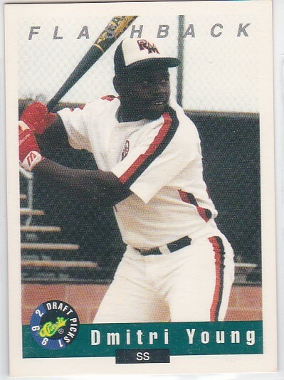 G) 1992 Classic Draft Picks - Baseball Trading Card - Dimitri Young #89 ...