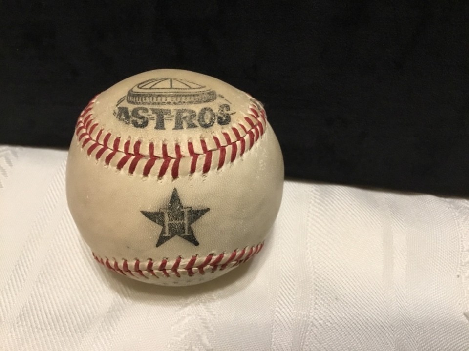 MLB BILL GALLAGHER & GREG GROSS Autograph on Vintage Astro’s Baseball ...