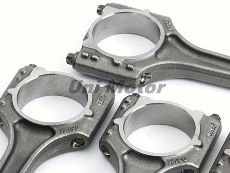 06H198401D 4 x OEM connecting rods, pin hole Φ23mm for VW Tiguan AUDI ...