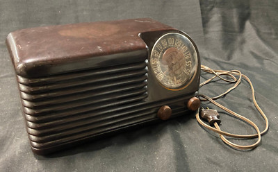OLYMPIC BROWN BAKELITE TUBE RADIO MODEL 6A 501 U NO CRACKS OR CHIPS | eBay