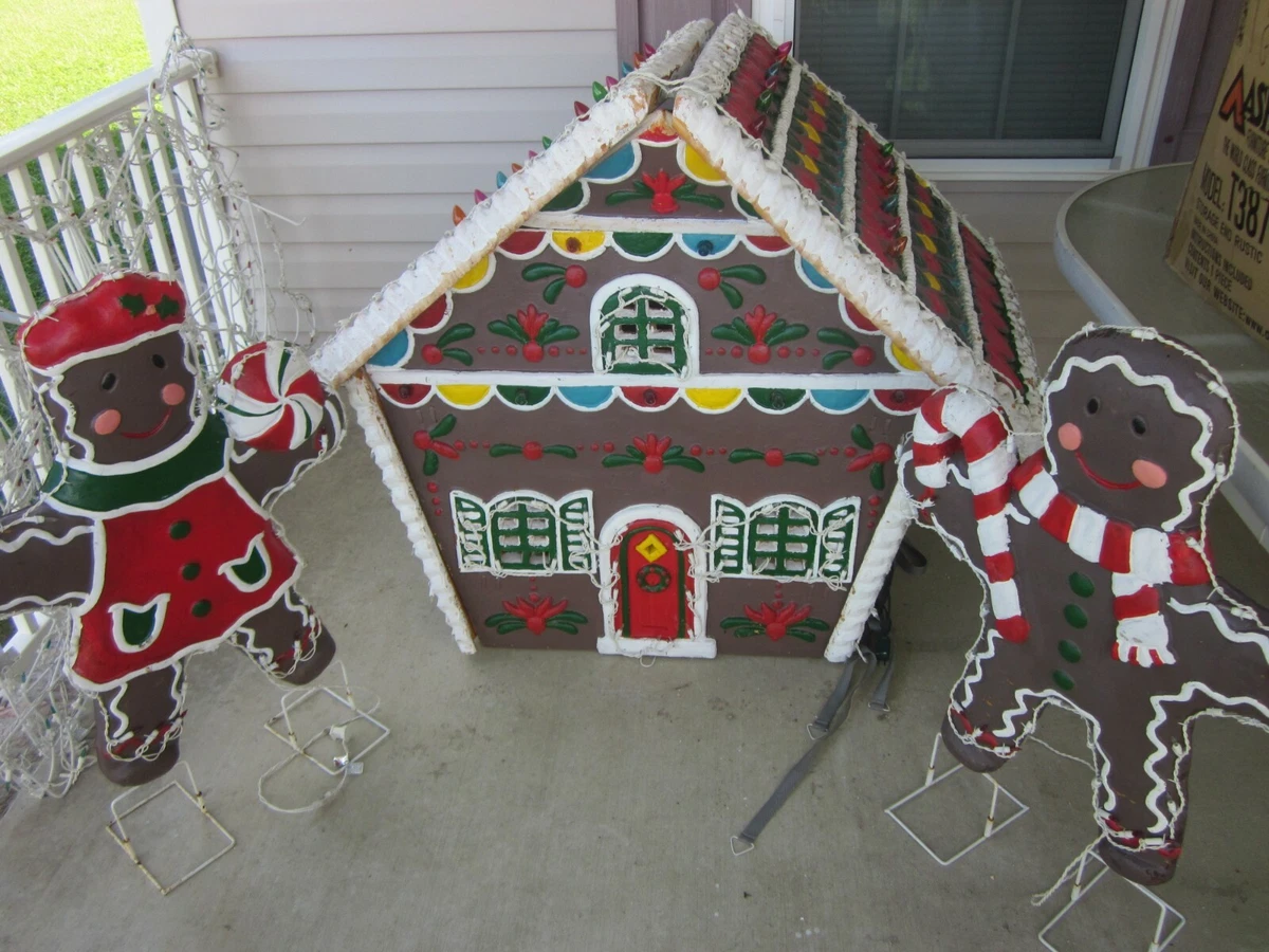 Outdoor Lighted Gingerbread House Decorations Shelly Lighting