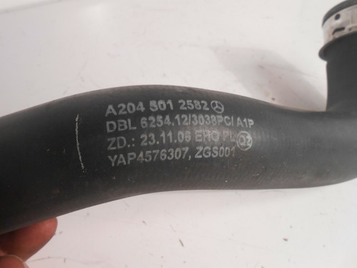 Mercedes 204,C-Class Radiator Hose Rubber Cooling OEM A2045012582 ...