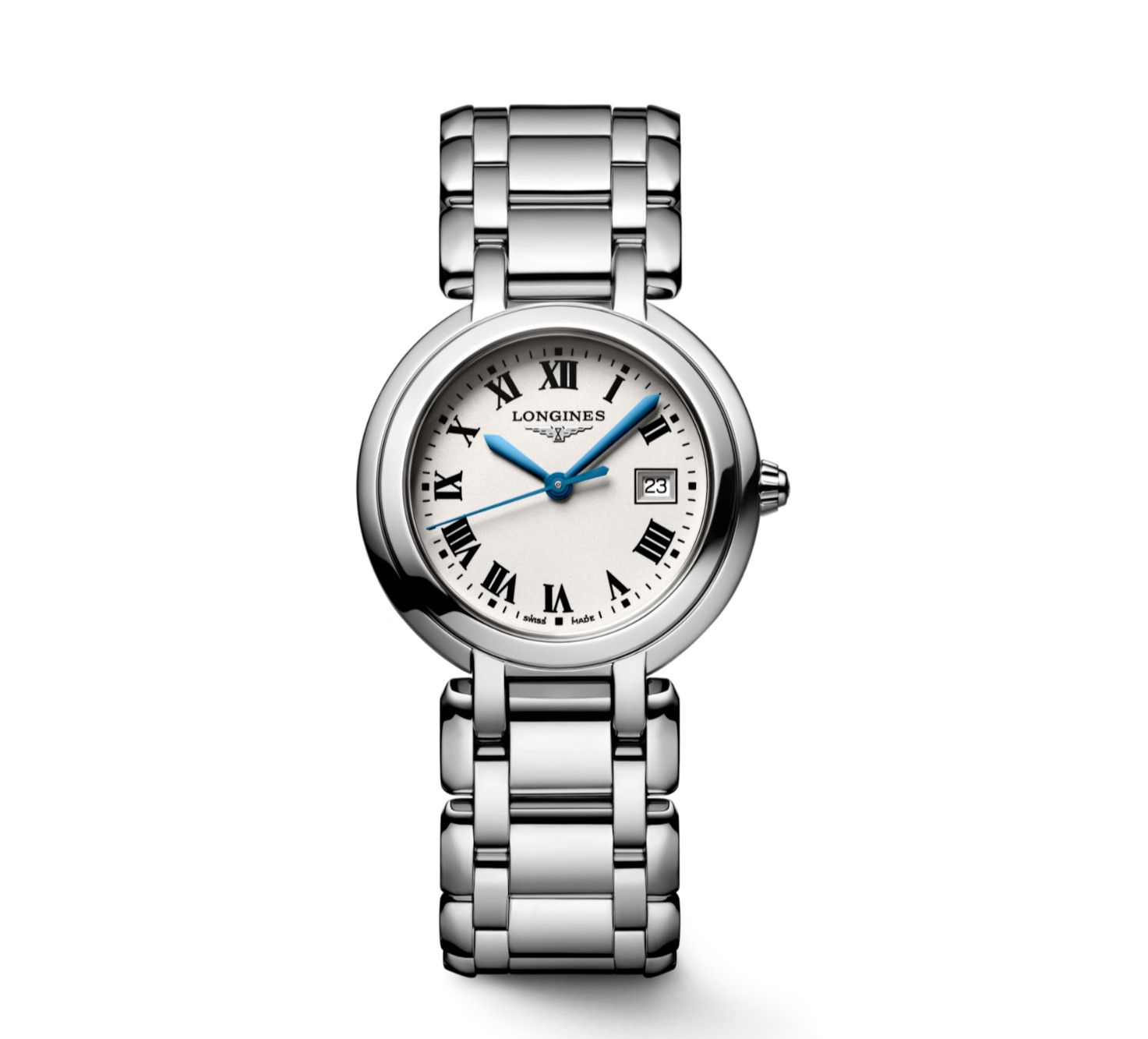 Longines Primaluna Quartz Stainless Steel Roman Numer… - Gem