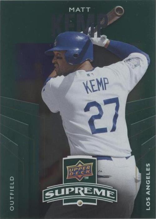 2010 Upper Deck - Supreme Matt Kemp #S-74 Green for sale online | eBay