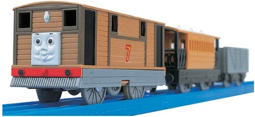 Motorized Thomas 80th Anniversary Gold Oigawa Tomy Plarail Trackmaster ...