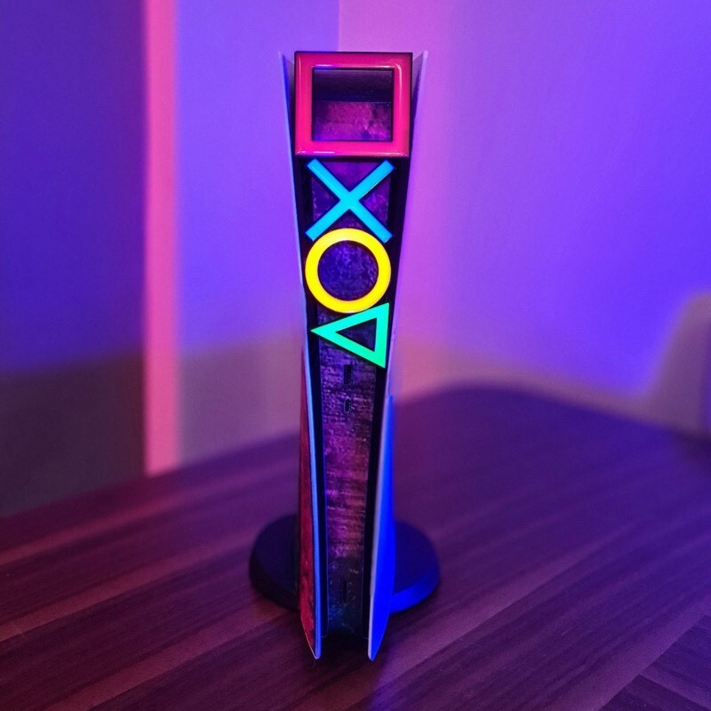 PS5 Neon Color Decorative Icons Front Faceplate Accessories for ...