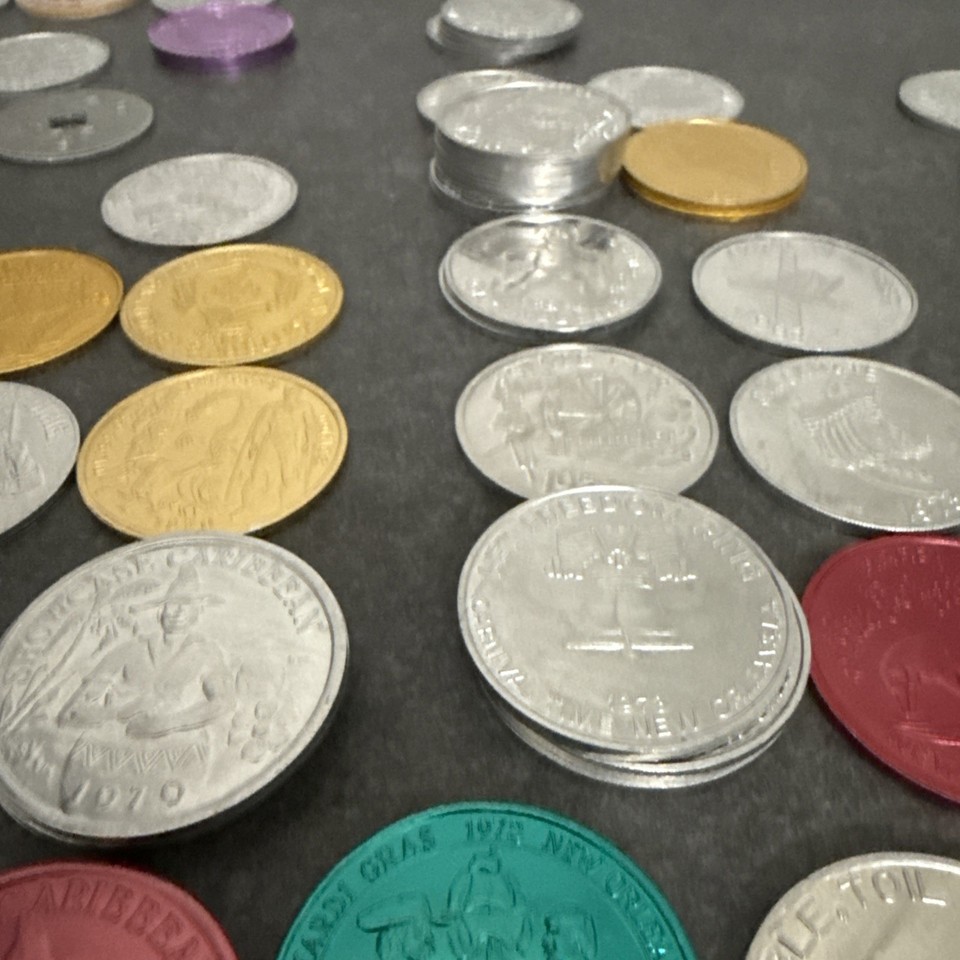 Mardi Gras Doubloons New Orleans approx 75 1966-1983 | eBay