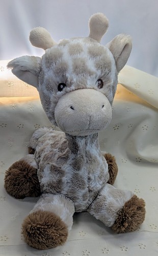 Aurora EBBA Giraffe Plush Stuffed Animal Baby Rattle SOFT Toy 12" Tan ...