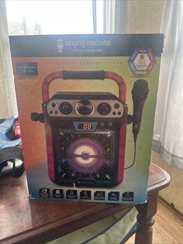 Singing Machine Groove Cube Hype Bluetooth Karaoke System | eBay