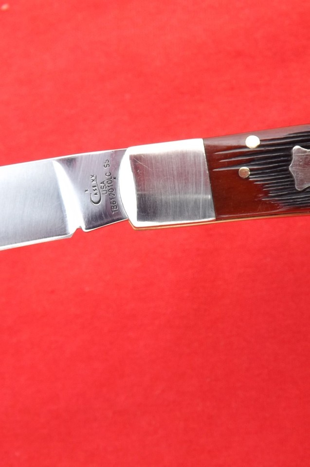 2018 CASE XX TONY BONE TRIBAL LOCKBACK KNIFE W/ POCKET CLIP CHESTNUT ...